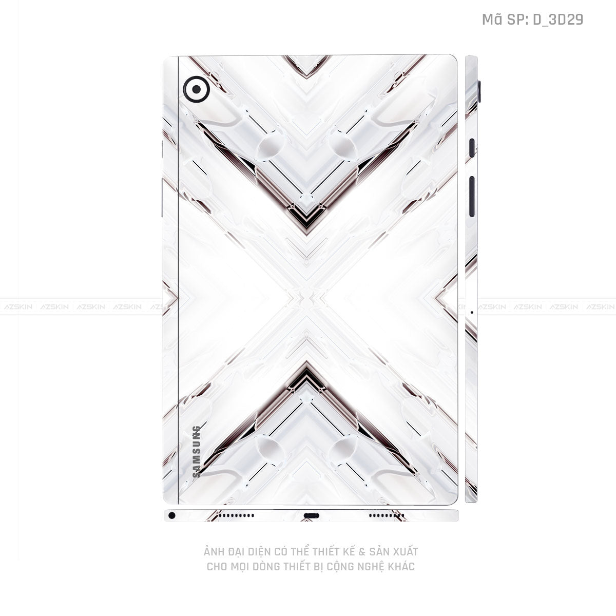 Dán Skin Galaxy Tab A Series Hình Nghệ Thuật 3D | D_3D29 – AZSKIN.VN