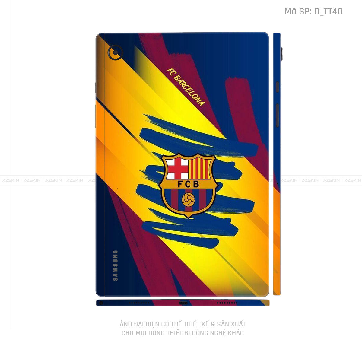 Dán Skin Galaxy Tab A Series Hình Barcelona | D_TT40 – AZSKIN.VN