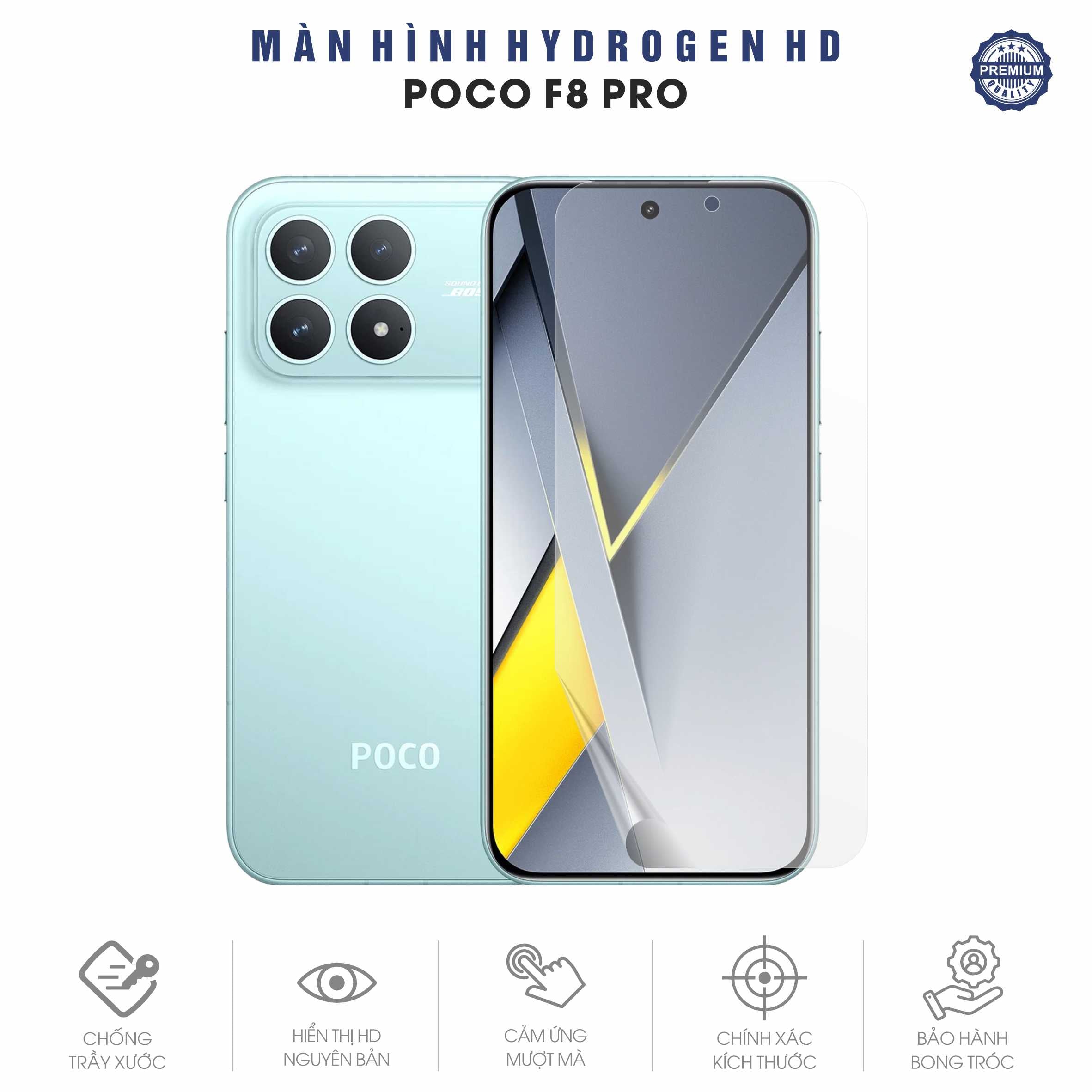 Dán Màn Hình Poco F8 Pro | Ultra Hydrogen HD Chống Xước Tốt Nhất ...