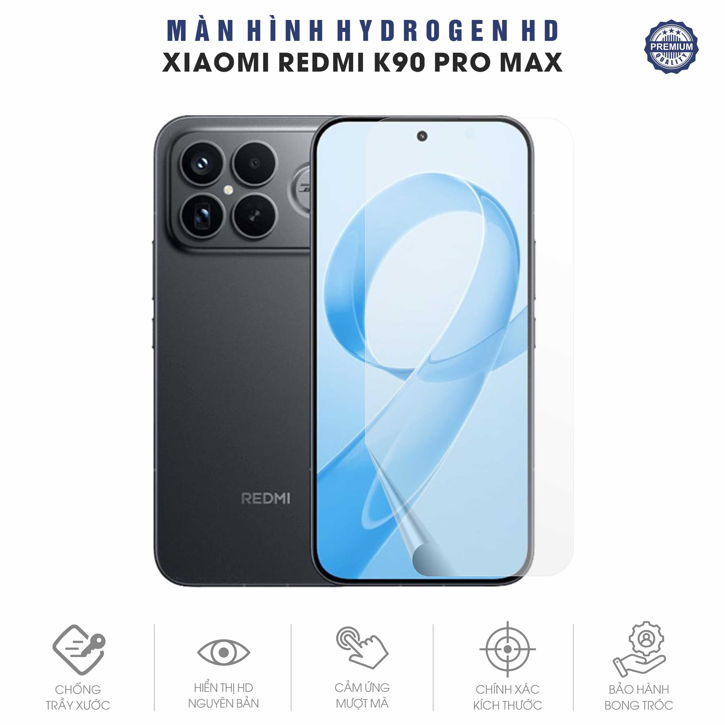 Dán Màn Hình Redmi K90 | Pro Max Hydrogen HD Bảo Vệ Chính Hãng – AZSKIN.VN