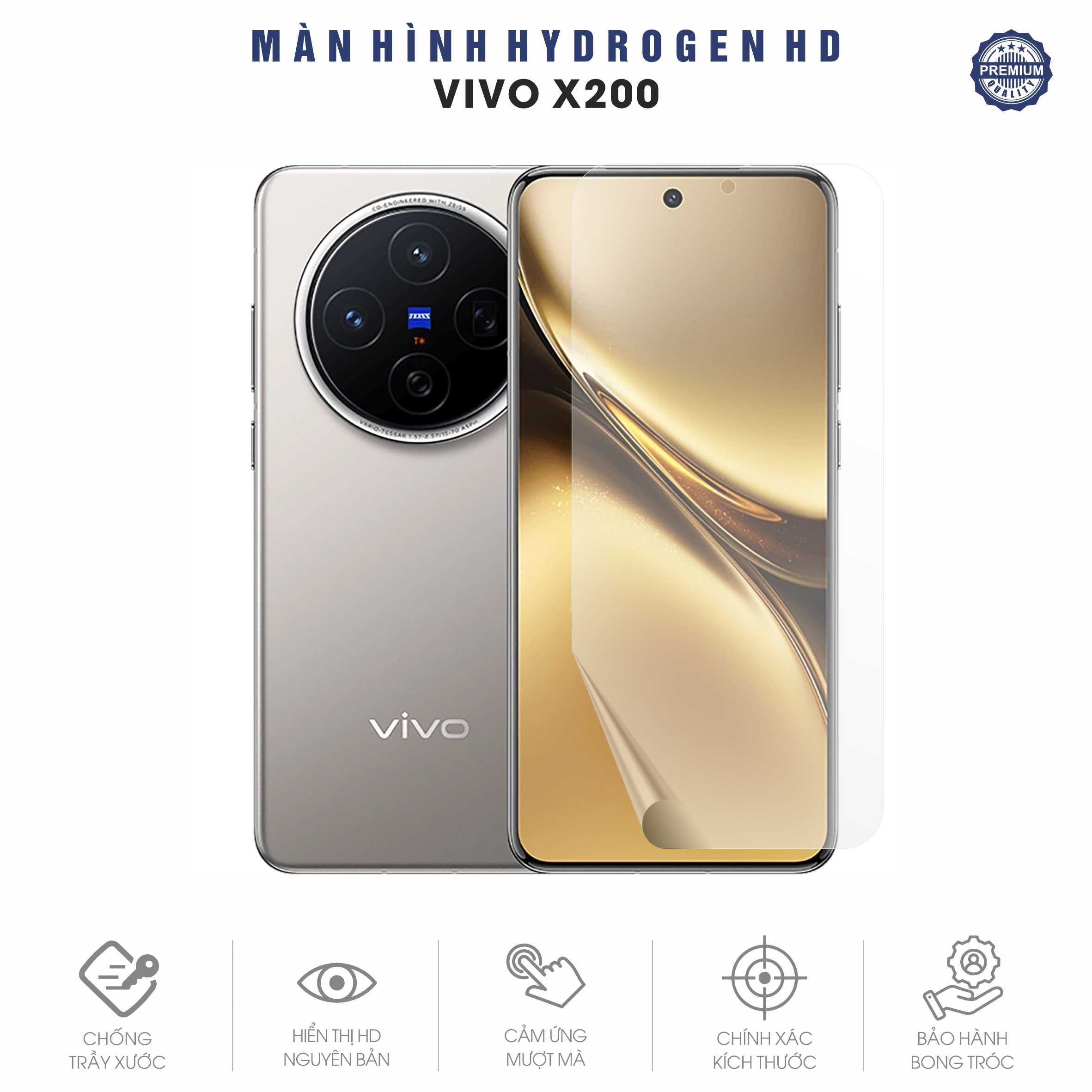 Dán Màn Hình Vivo X200 | Pro | Pro Mini | Ultra Hydrogen HD – AZSKIN.VN